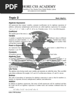 Bridging Program Algebra | PDF | Equations | Exponentiation