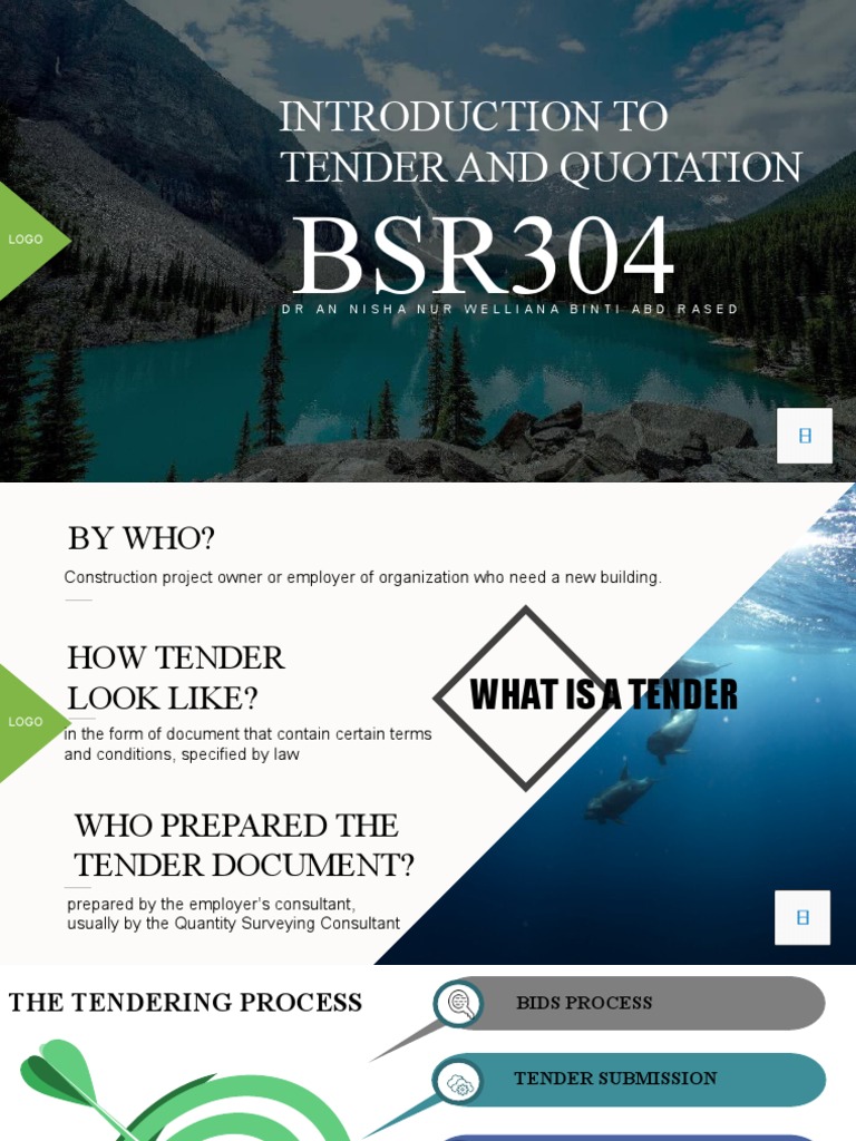 Week 2 - Introduction To Tender & Quotation | PDF | Employment ... Week 2 - Introduction To Tender & Quotation | PDF | Employment ...