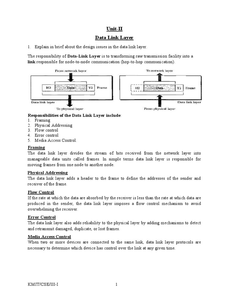 Unit2 Notes Pdf Computer Network Router Computing 