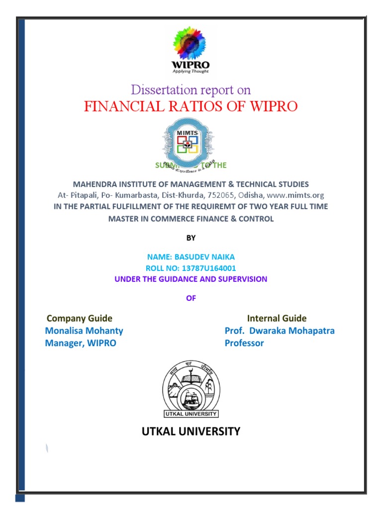 Wipro Project-Basudev Naika | PDF