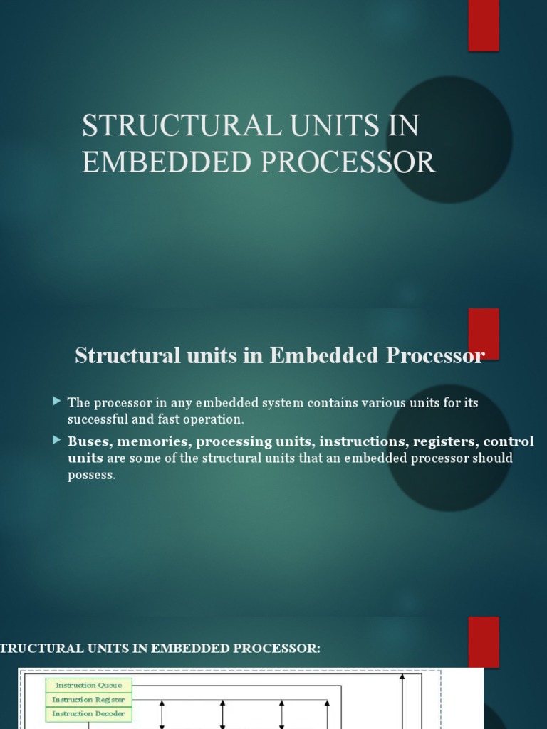 Structural Units in Embedded Processor | PDF | Central Processing Unit | Cpu Cache