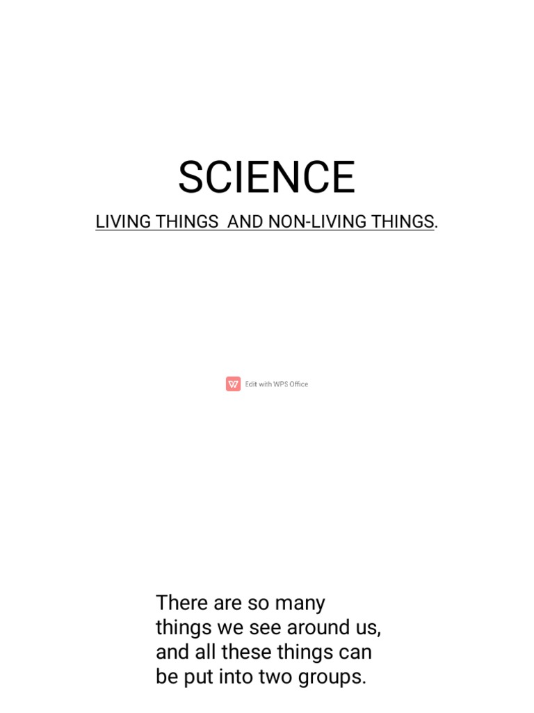 SCIENCE Lesson 1 | PDF