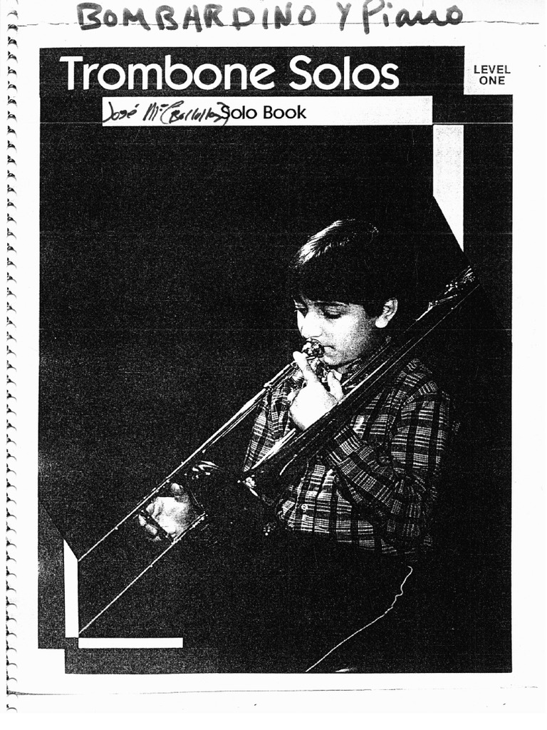 TROMBONE SOLOS - Parte de Trombón - Trombón y Piano | PDF