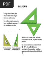 Uso de Escuadras | PDF | Geometria clasica | Geometría Elemental