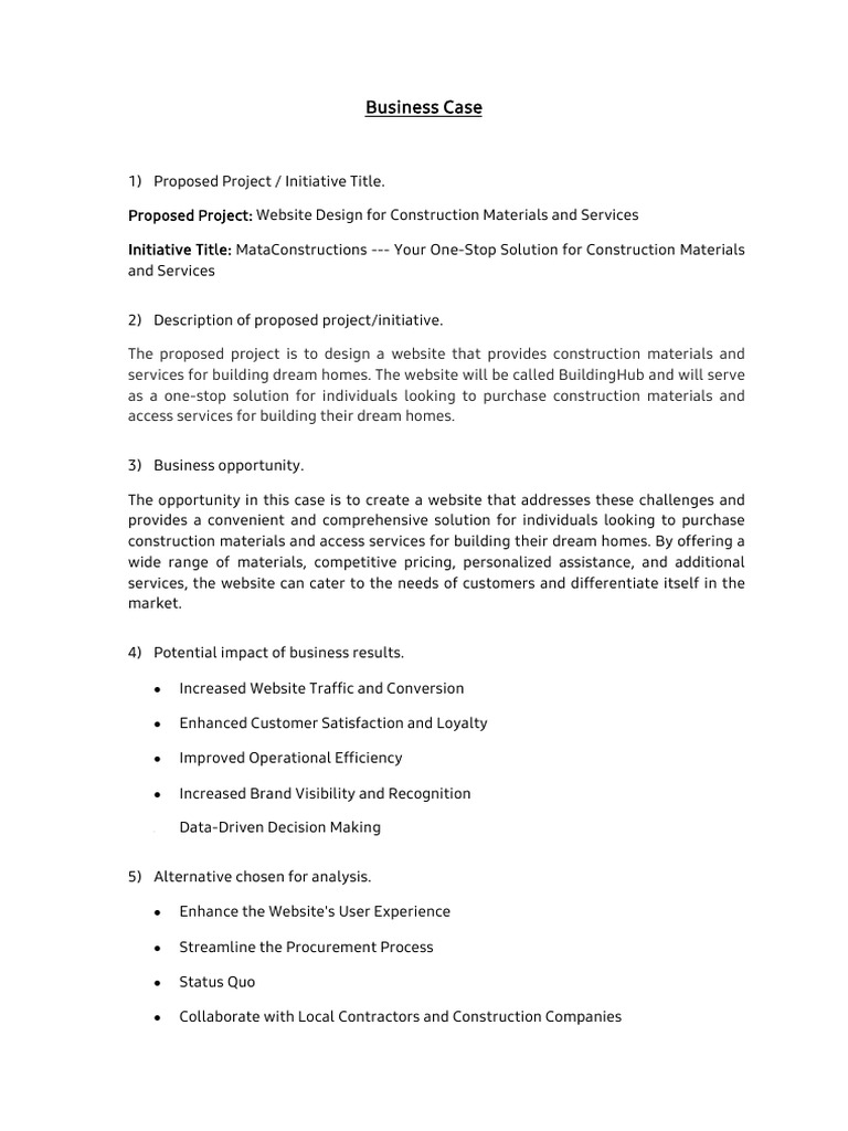 Business Case | PDF | Supply Chain | Computer Security