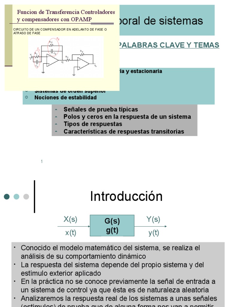 1.10. - Rpta Temporal de Sistemas de Control | PDF | Sistema de control | Matemáticas Aplicadas