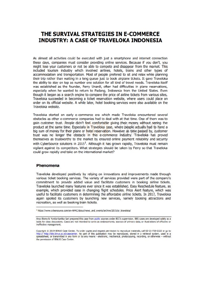 Case Study 2 - Traveloka | PDF