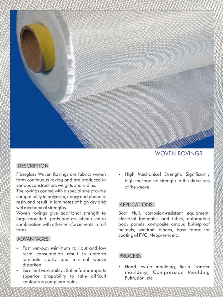 Woven Fiberglass Roving | PDF