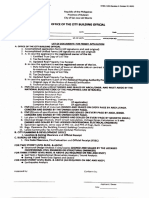 Rfa Form Sample | PDF | Civil Engineering