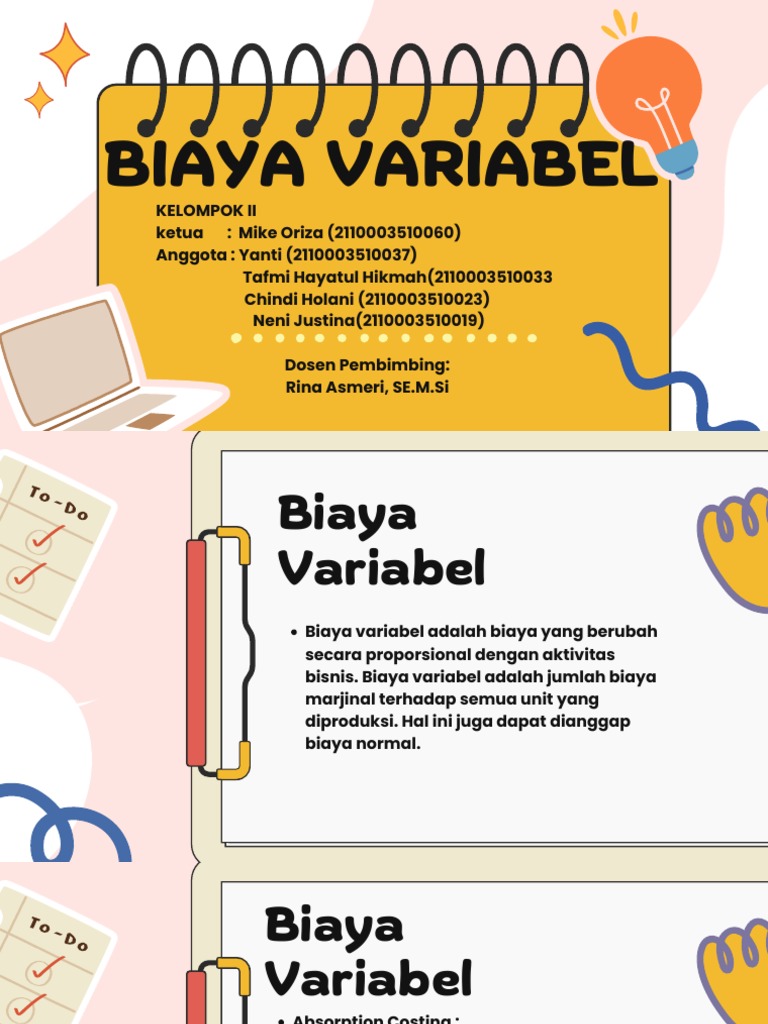Analisis Biaya Variabel dan Laba | PDF