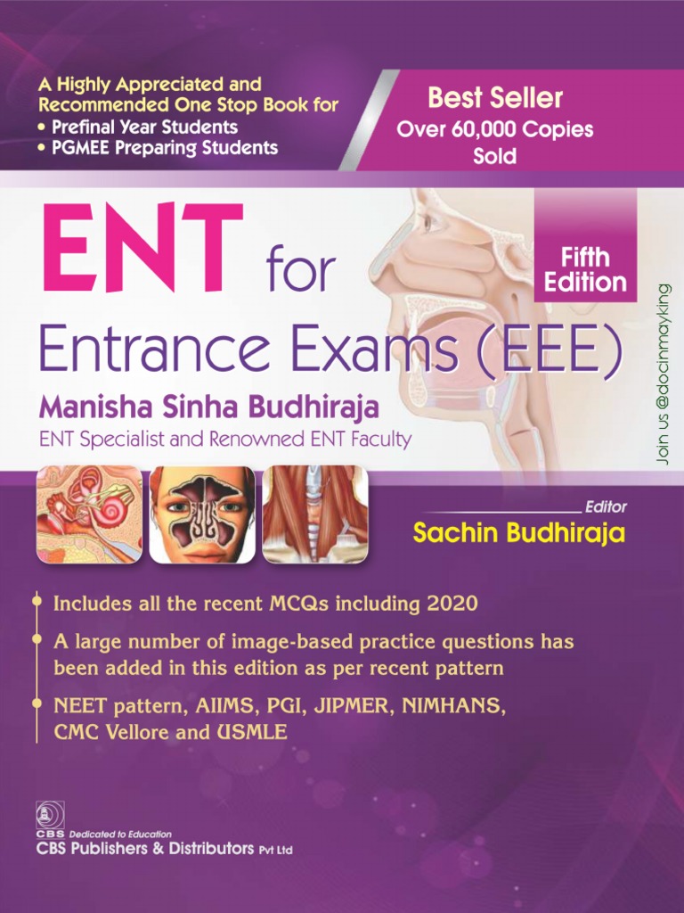 ENT EEE by Dr. Manisha Budhiraja 5th Edition - Unlocked | PDF | Ear ...
