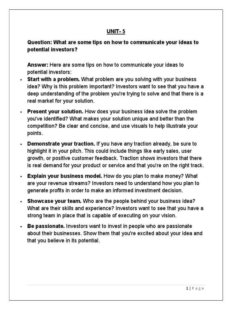 Entrepreneurship UNIT - 5 & 6 | PDF | Startup Company | Small Business ...