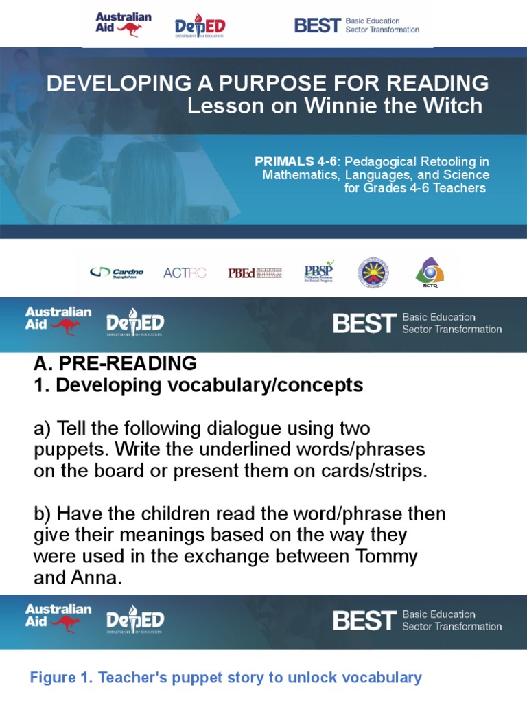 8.0 Beth Powerpoint On Developing Purposes On Reading For INSET 2023 | PDF | Linguistics ...