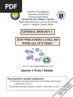 General Biology 1 First Periodical Test Tos | PDF | Cell (Biology ...