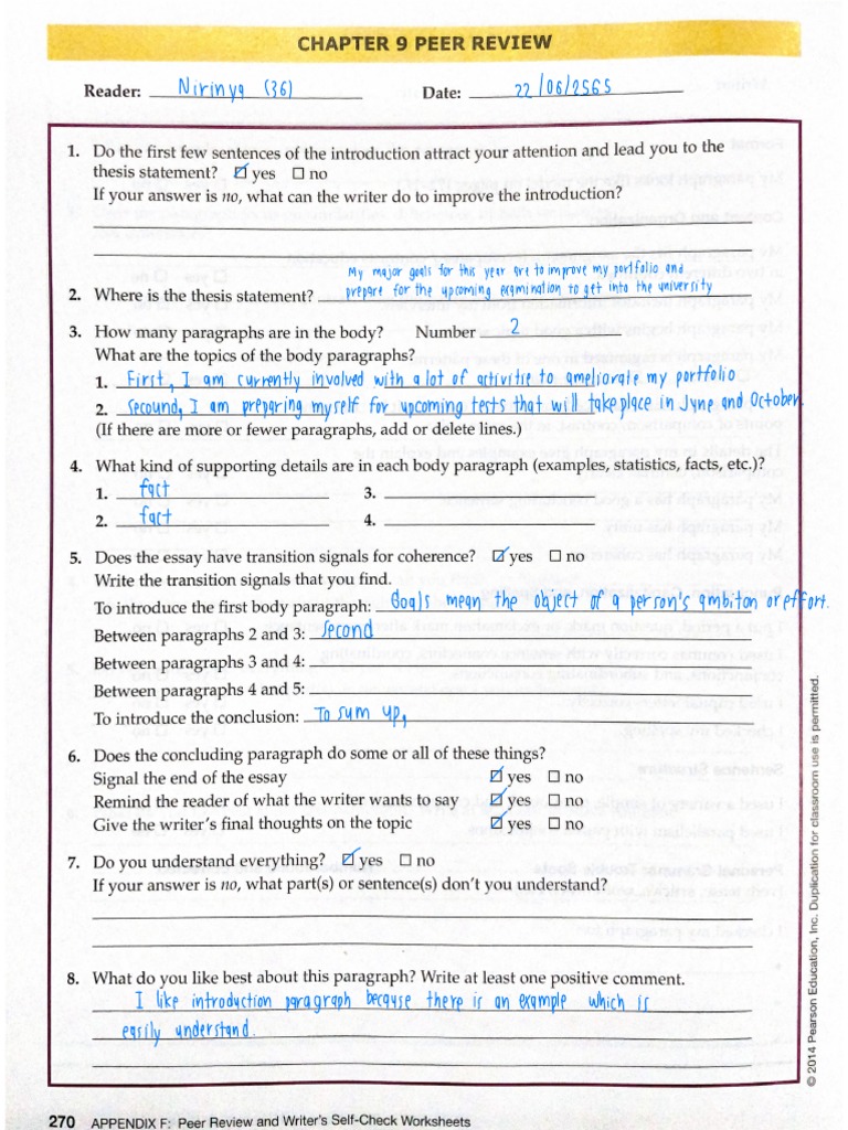 Chapter 9 Peer Review | PDF Chapter 9 Peer Review | PDF