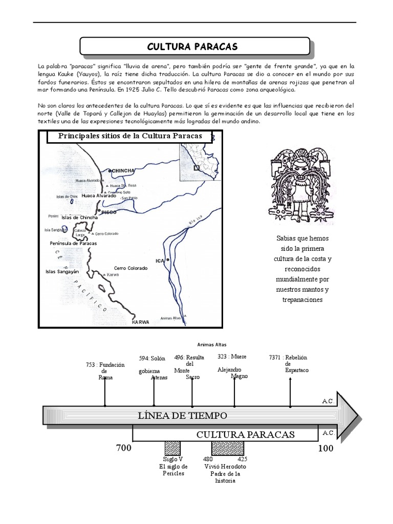 Cultura Paracas | PDF