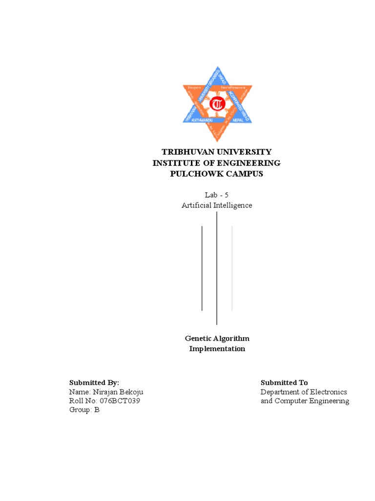076bct039 Genetic Algorithm | PDF | Genetic Algorithm | Natural Selection