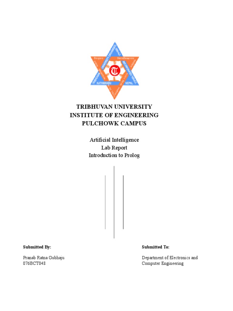 076bct048 AI Lab3 | PDF | First Order Logic | Logic
