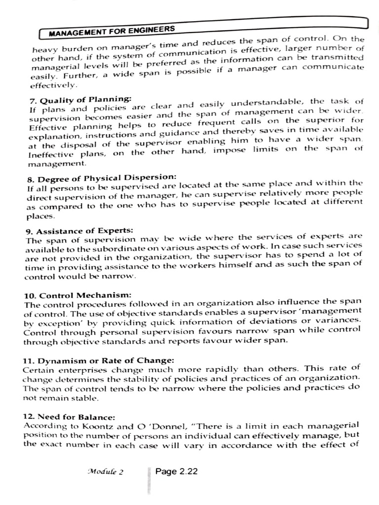 Management For Engineers Part 3 | PDF