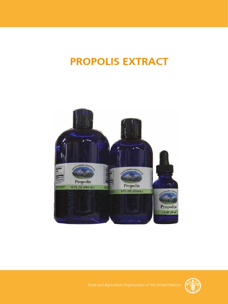 PROPOLIS EXTRACT - Food and Agriculture Organization of The United ...