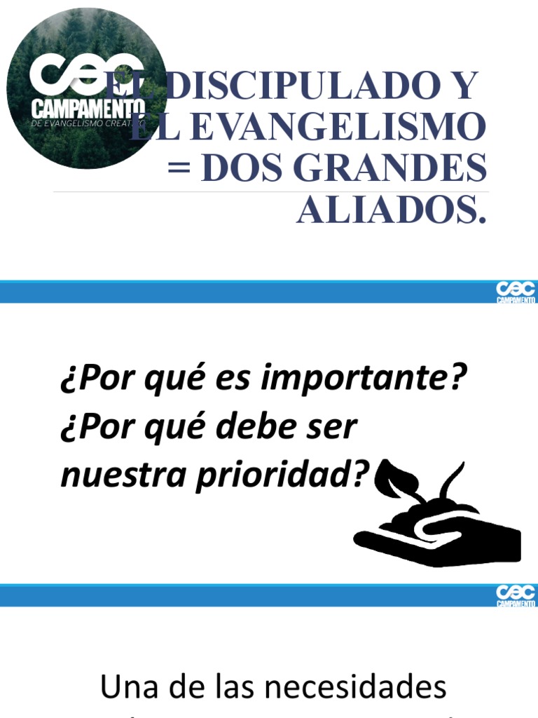 7 El Discipulado y Evangelismo | PDF | Iglesia cristiana | Jesús