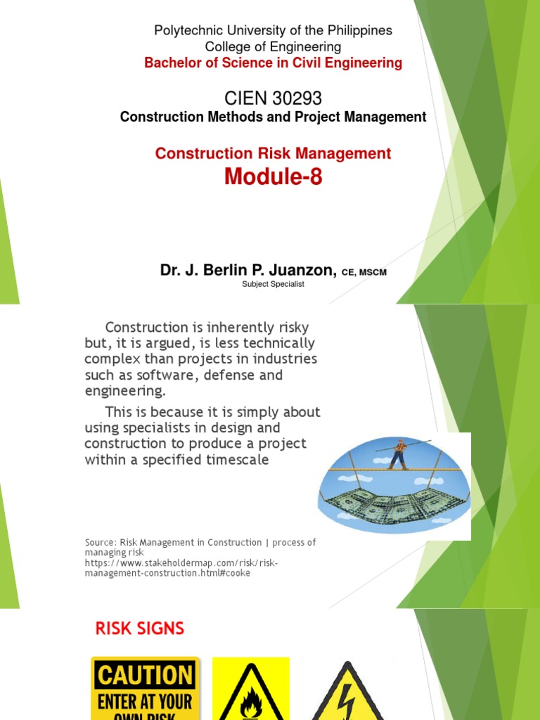 Module 8 Risk Management | PDF | Risk | Risk Management