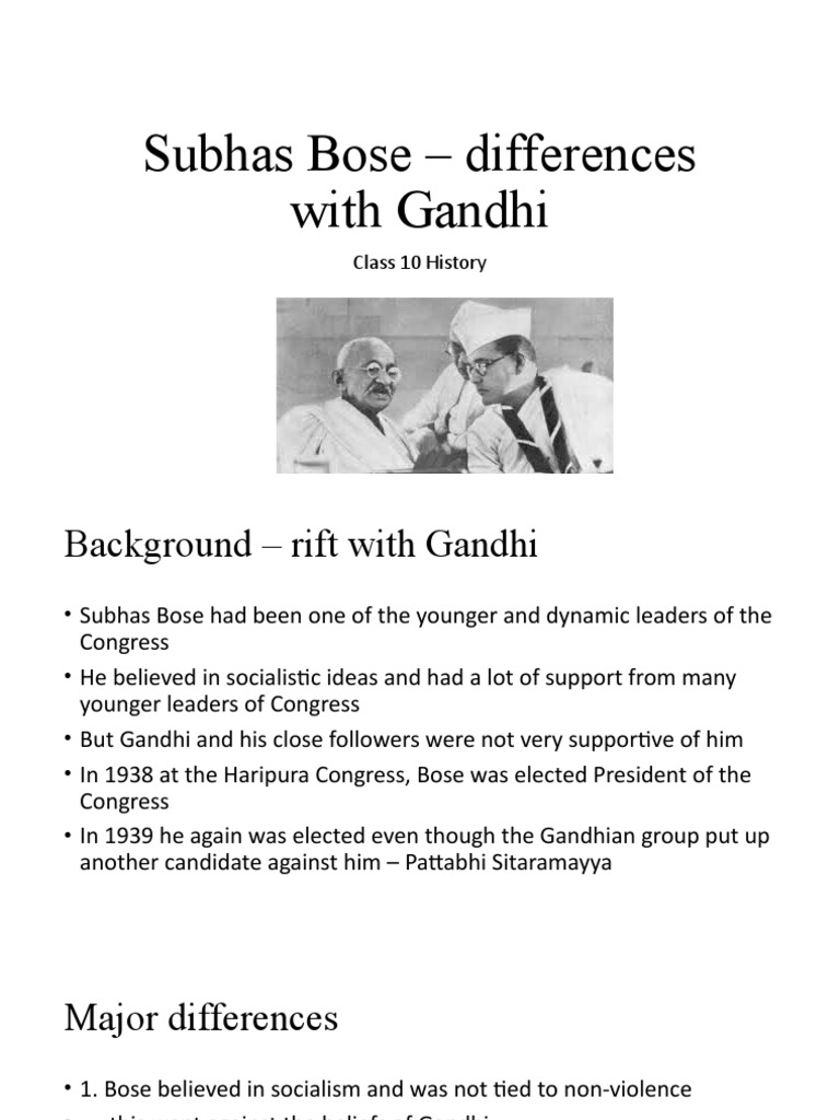 Bose and The Forward Bloc | PDF | Mahatma Gandhi | Indian National Congress