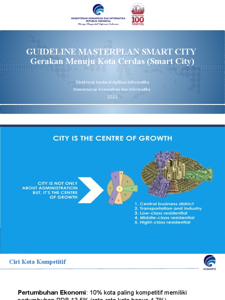 Guideline - Masterplan - Smart - City-Kemenkominfo 2022 | PDF