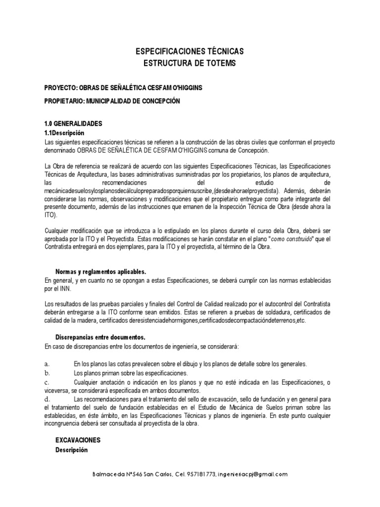 Eett Totem | PDF | Hormigón | Acero