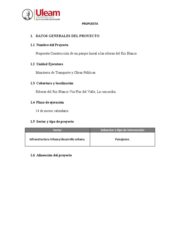 Anexo Proyecto Propuesta | PDF | Entorno natural | Parques