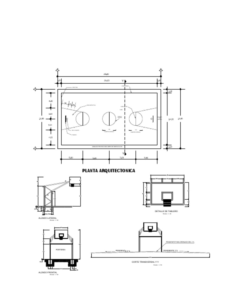 Cancha Multiusos-Model | PDF