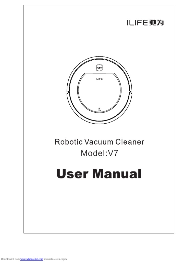 Ilife V7 User Manual | PDF