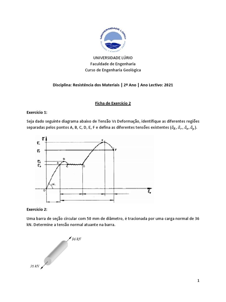 RM Ficha de Exercicio 2 Ano 2021 | PDF