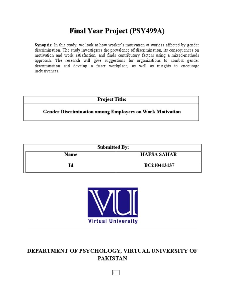 FYP Proposal | PDF | Statistics | Quantitative Research