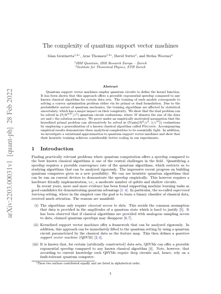 Analise Complexilidade | PDF | Support Vector Machine | Mathematical Optimization