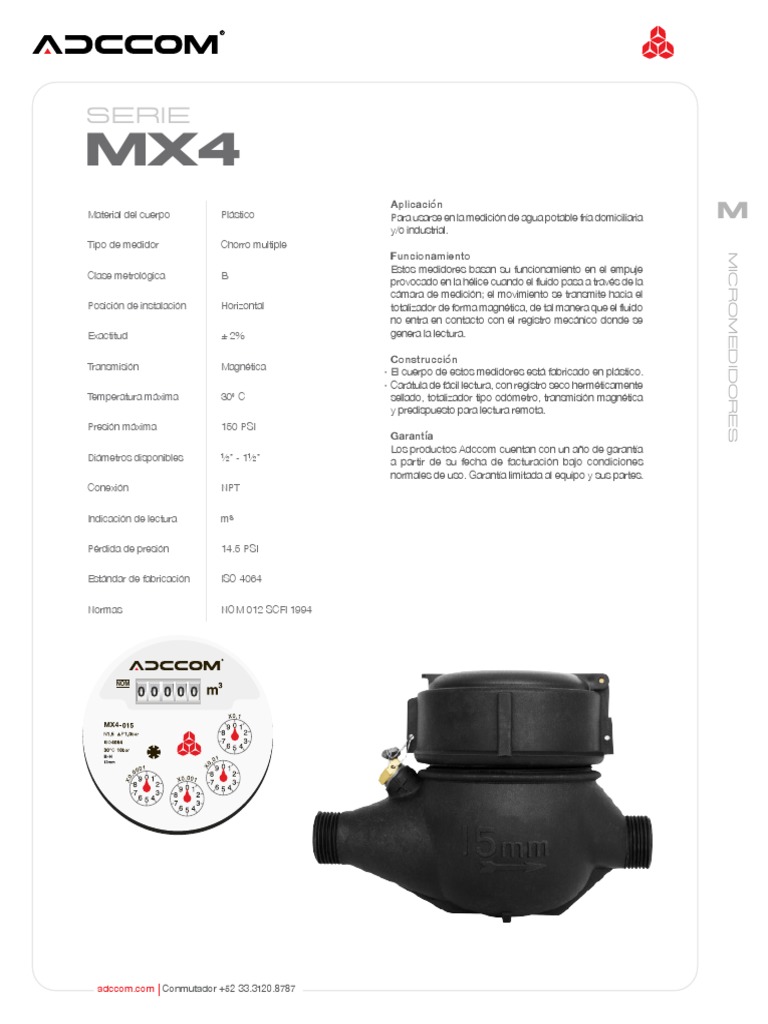 MX 4 | PDF | Metrología | Ingeniería Química