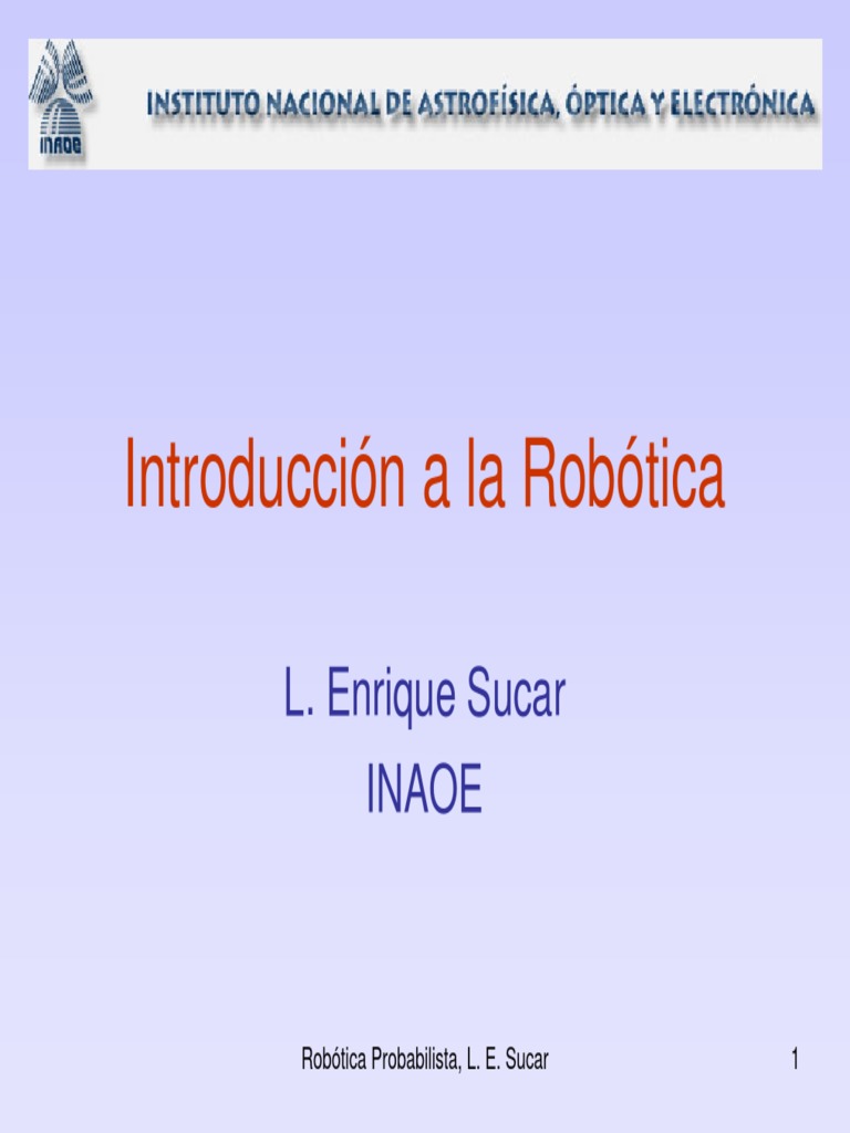 Inv 3 | PDF | Robot | Robótica