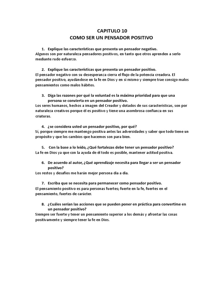 Capitulo-10 Compress | PDF | Pensamiento | Mente