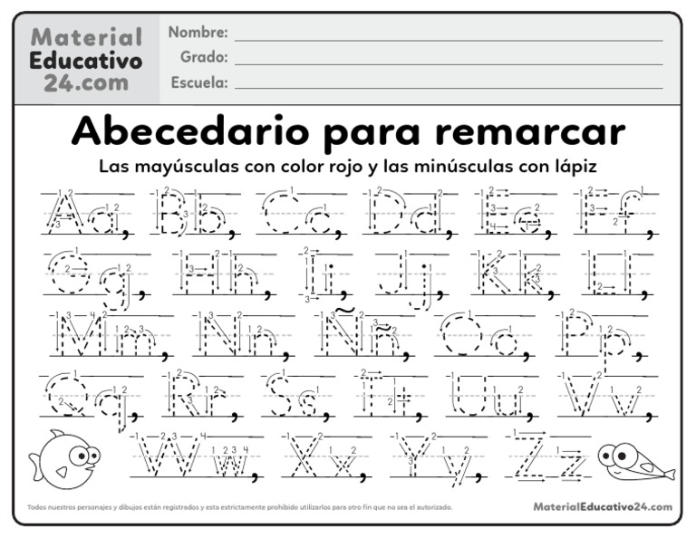 Abecedario para Remarcar | PDF