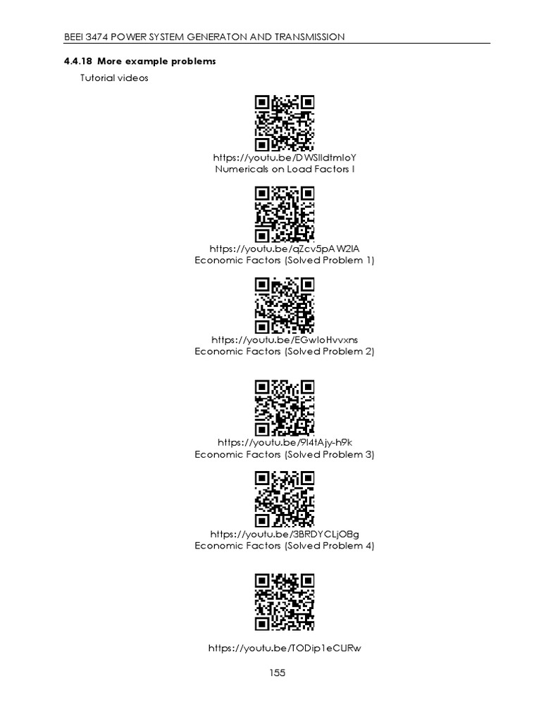 Example and Practice Problems On Variable Loads | PDF | Power Station | Watt