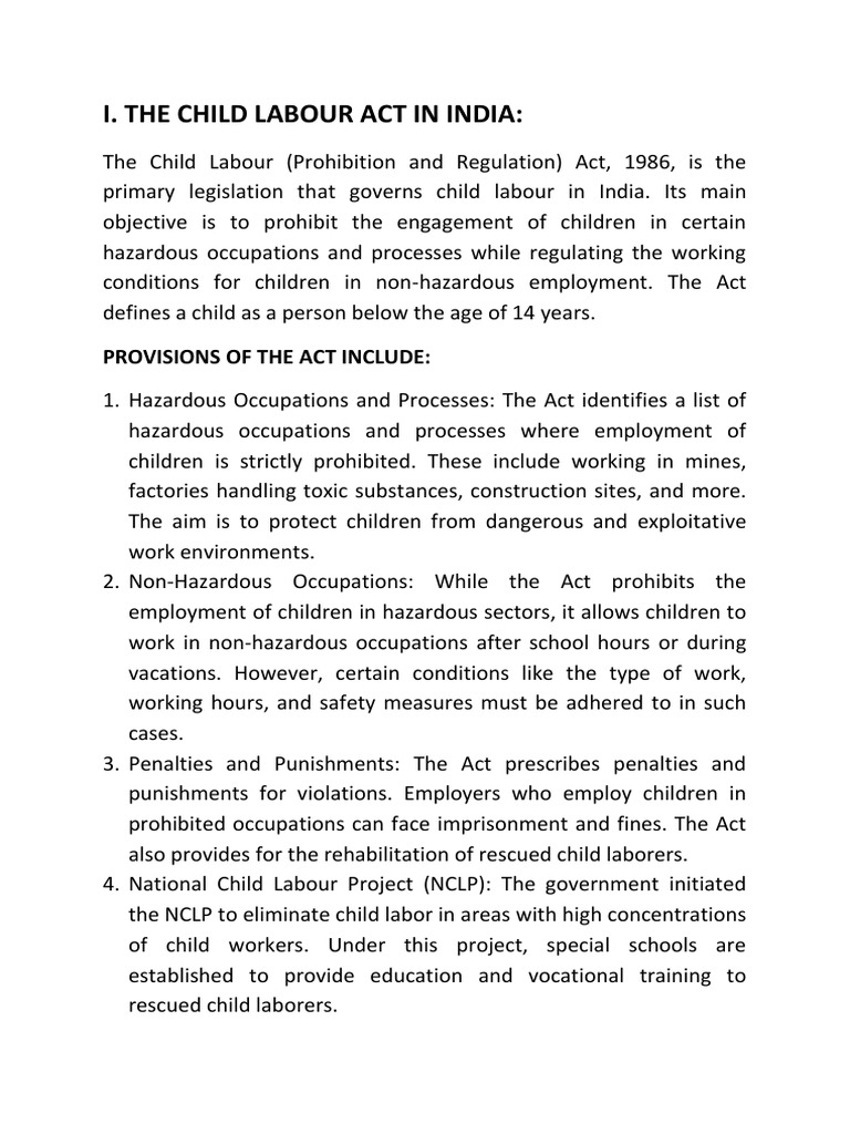 Child Labour (English) | PDF | Child Labour | Labour Economics