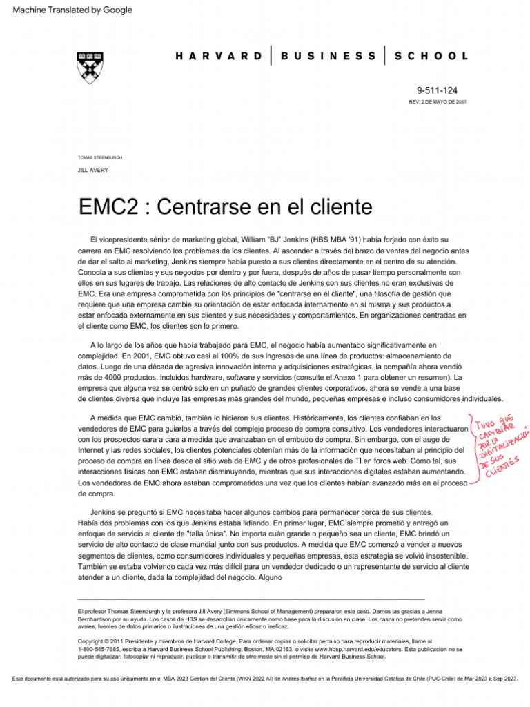 EMC 2 Delivering Customer Centricity ESP | PDF | Marketing | Ibm
