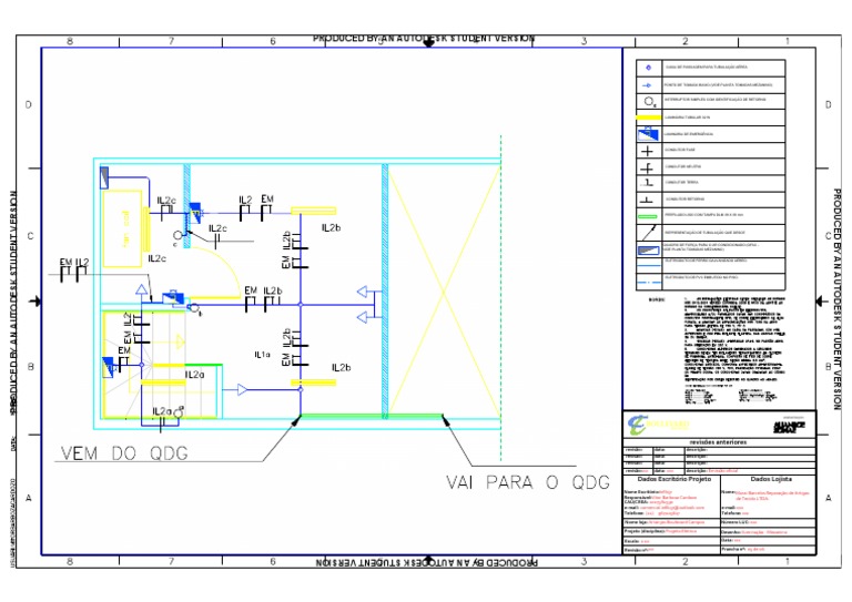 Modelo de Projeto Comercial | PDF | Engenharia Civil | Engenharia Elétrica