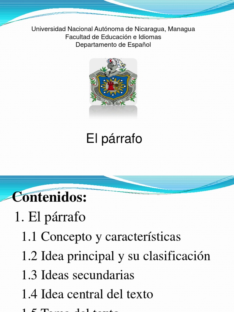 Párrafos y su estructura en textos | PDF | Comprensión lectora ...