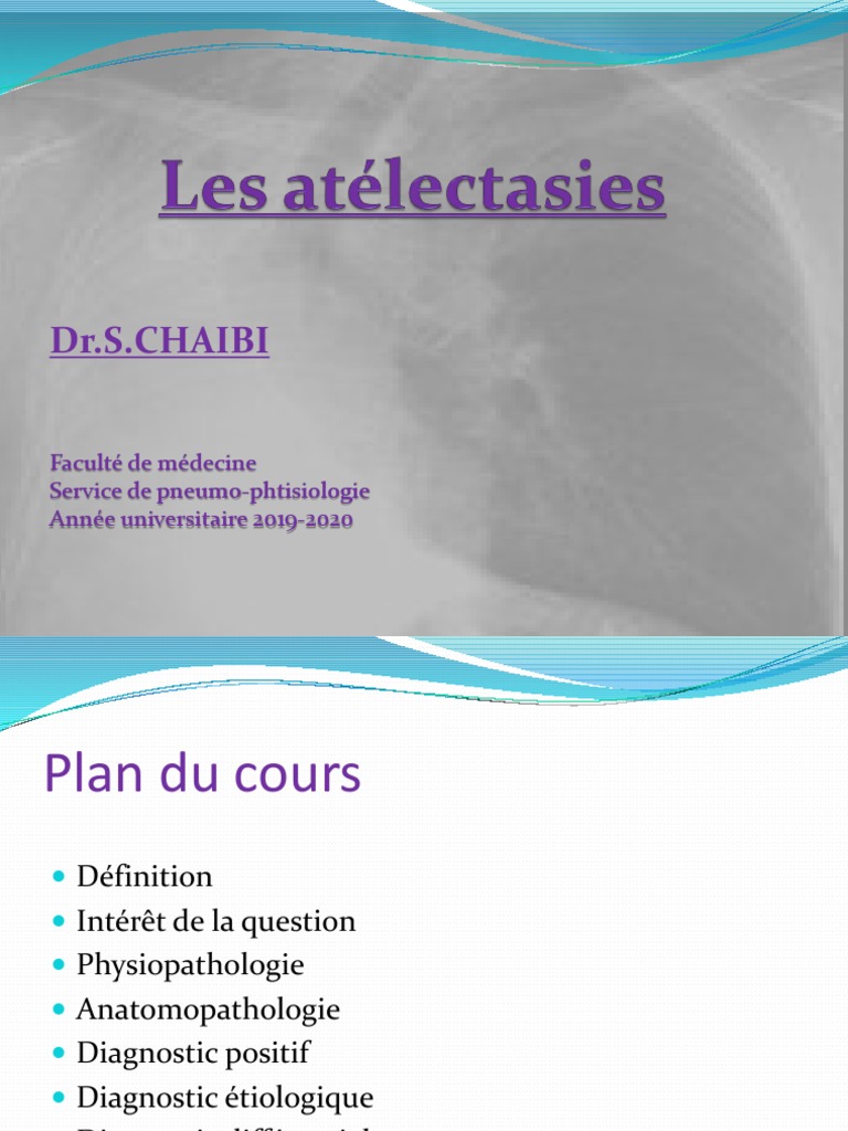 Comprendre l'Atélectasie Pulmonaire | PDF | Poumon | Médecine clinique