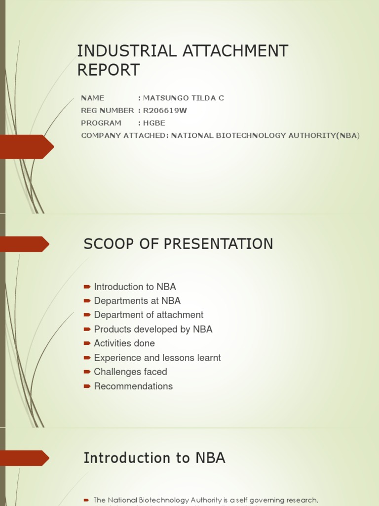 380 Attachment Report | PDF | Biotechnology | Laboratories