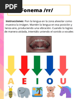 Cuadernillo Fonema R y RR | PDF | Voz humana