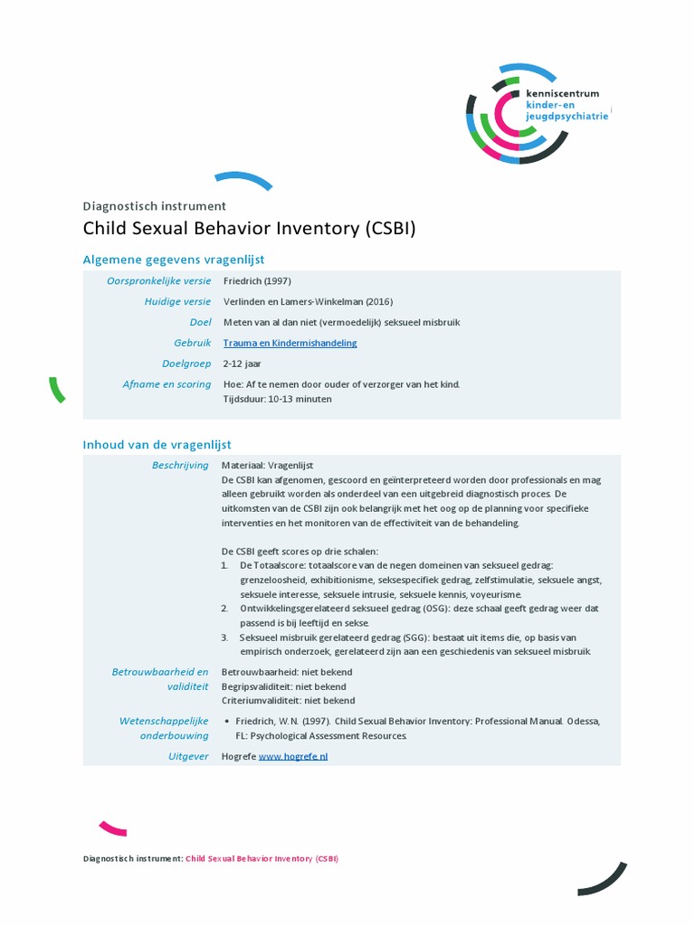 Child-Sexual-Behavior-Inventory-CSBI | PDF