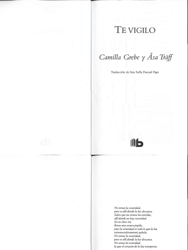 Te Vigilo | PDF | Libros para adolescentes | Clásicos