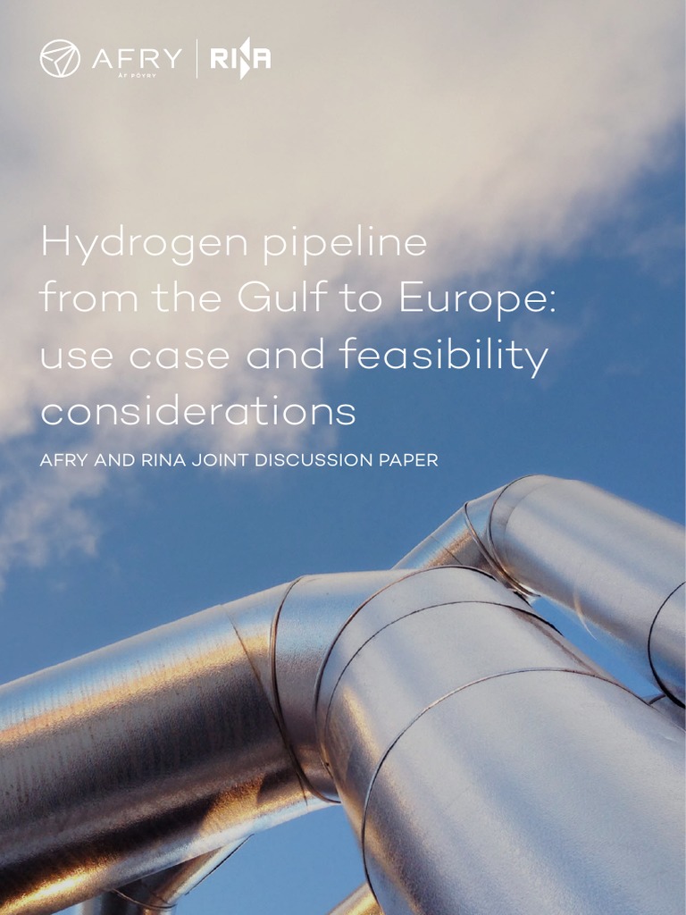Hydrogen Pipeline From The Gulf To Europe: Use Case and Feasibility ...